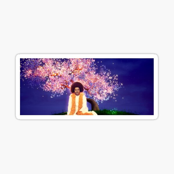"Sathya Sai Baba Graphic" Sticker by sathyas-corner | Redbubble