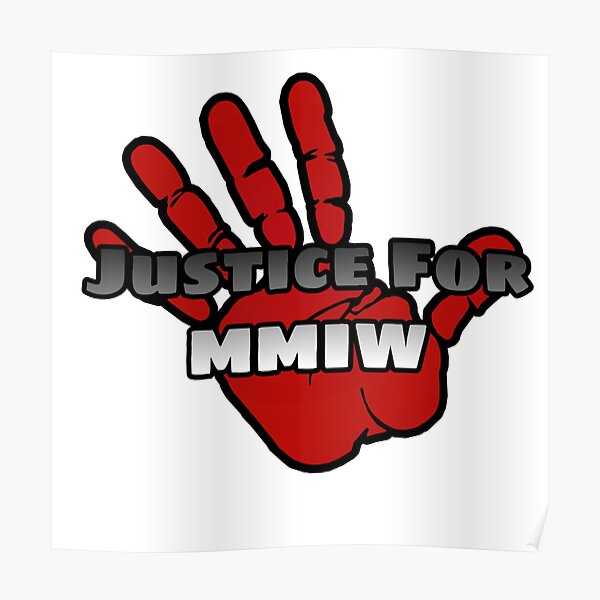 "Justice for MMIW" Poster by kboissoneau | Redbubble