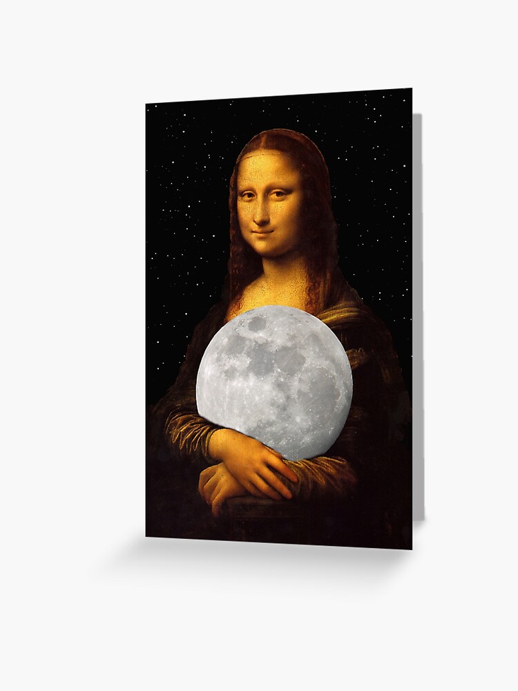 "Moona Lisa" Greeting Card for Sale by Mythos57 | Redbubble