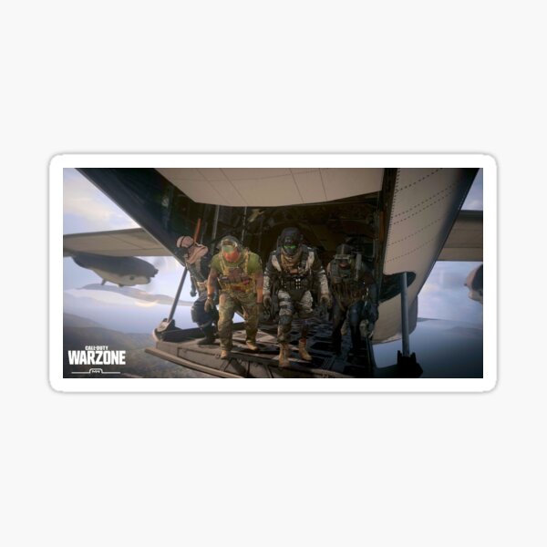 "COD WARZONE HOODIE" Sticker for Sale by C1Shop | Redbubble