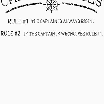 "Captains Rules Stroke" Sticker for Sale by Fl Fishing | Redbubble