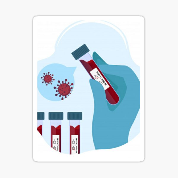 "Get Tested" Sticker for Sale by AlexusEverson | Redbubble