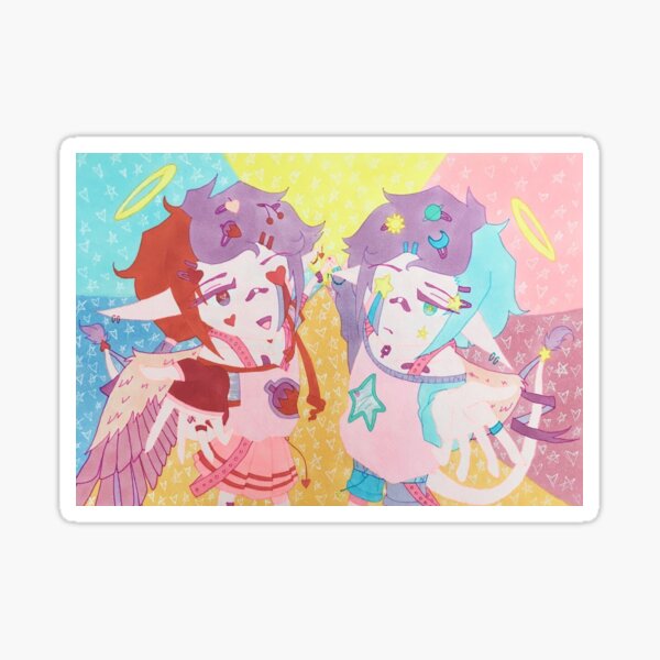 "Vae & Caz (Aesthetic OCs)" Sticker by sydworm | Redbubble