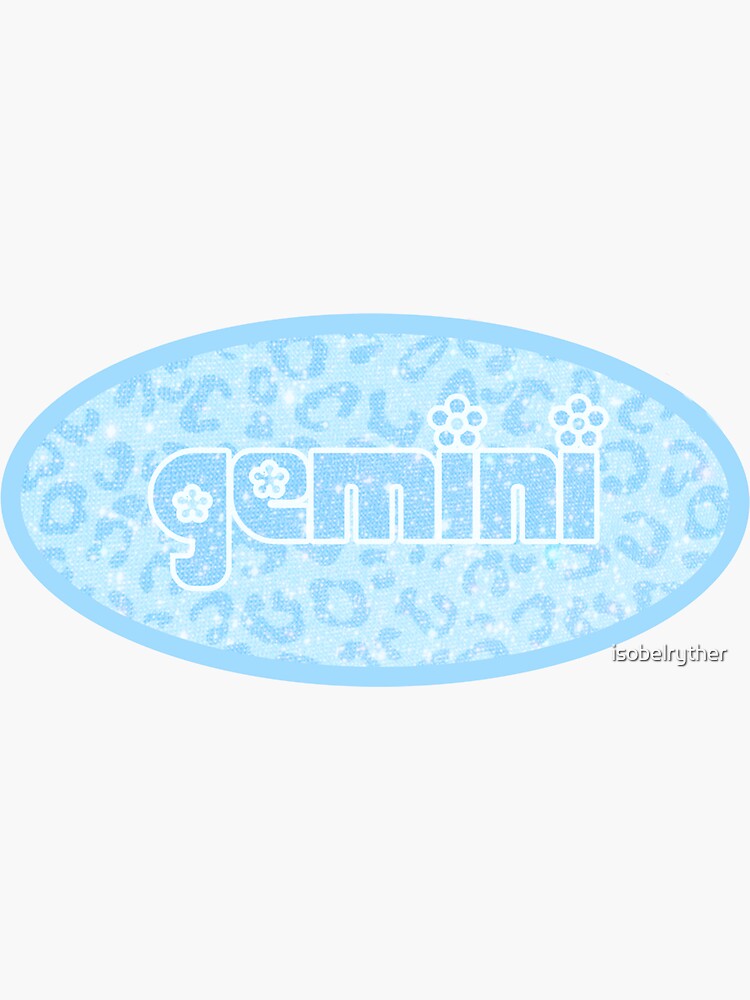"Gemini Sticker" Sticker by isobelryther | Redbubble
