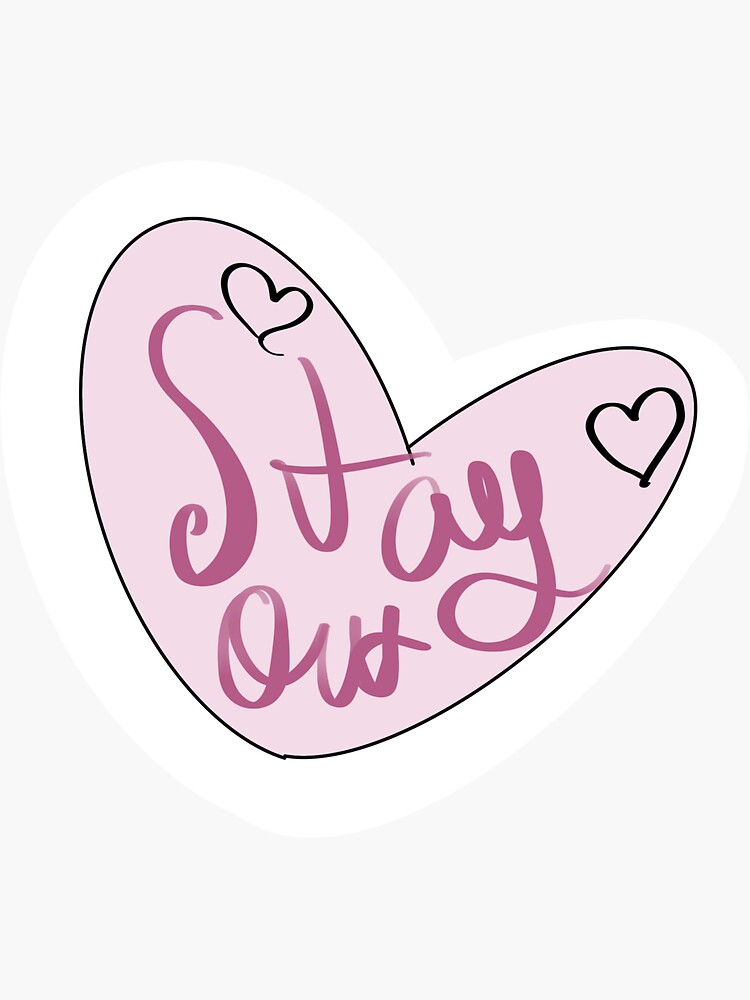 "Stay out" Sticker by MaddsStickys | Redbubble