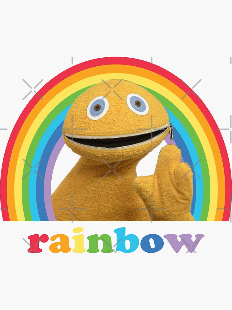 "Zippy, rainbow" Sticker for Sale by nikolaj1301 | Redbubble