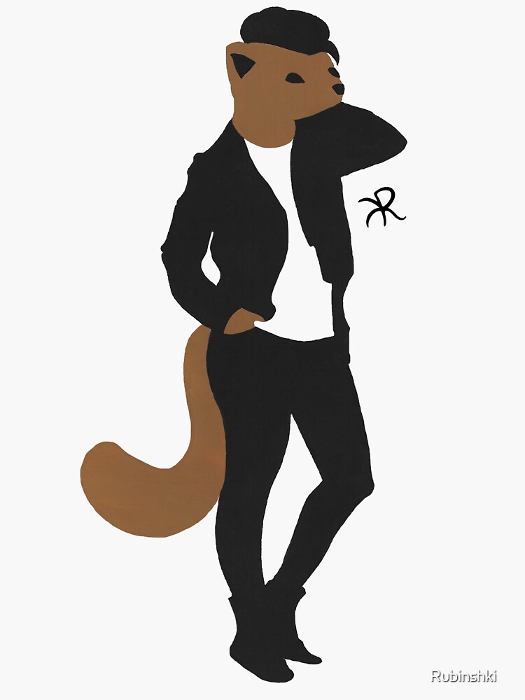 "The weasel" Sticker by Rubinshki | Redbubble