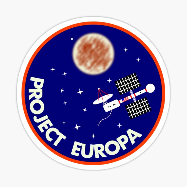 "Project Europa " Sticker for Sale by schizoidwear | Redbubble