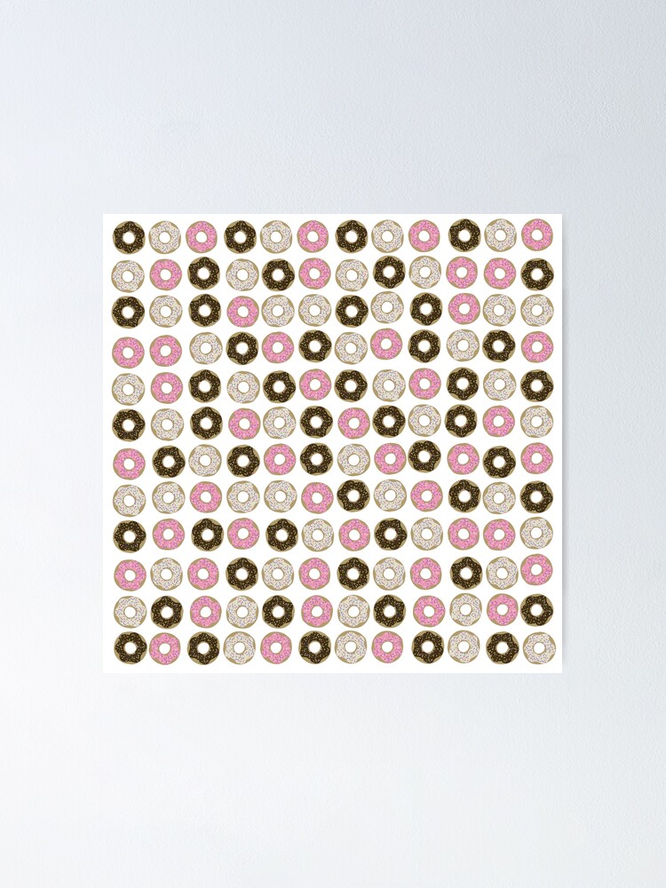 "Go Nuts For Doughnuts" Poster for Sale by apardo00 | Redbubble