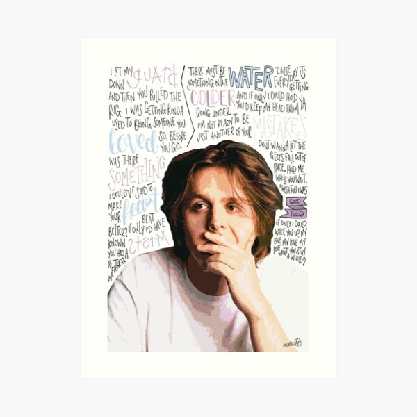 "Lewis Capaldi" Art Print for Sale by Naomillustrates | Redbubble
