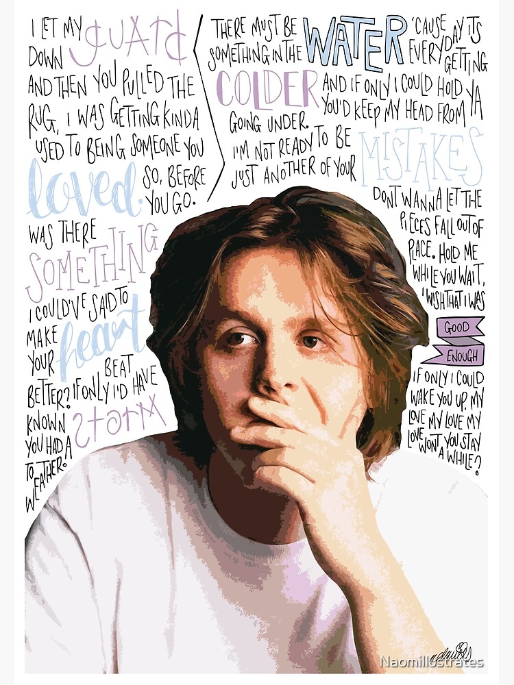 "Lewis Capaldi" Art Print by Naomillustrates | Redbubble