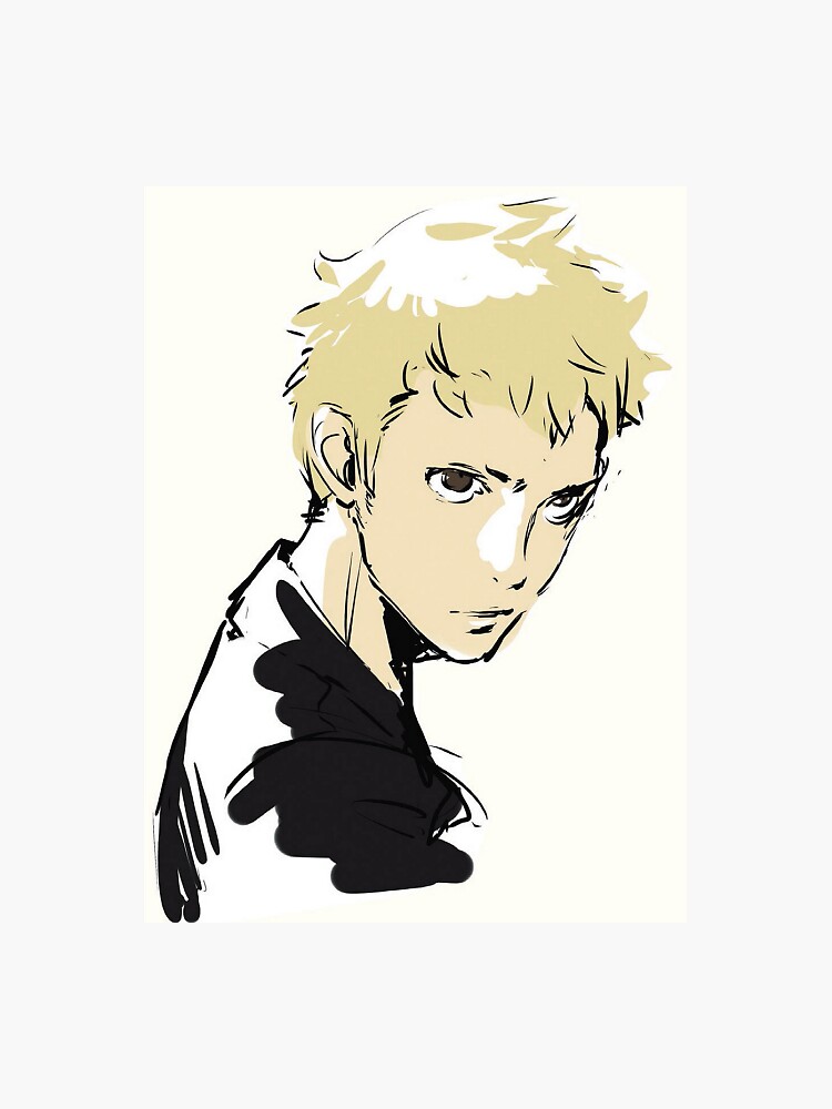 "Ryuji Sakamoto Concept Art" Sticker for Sale by kyotobasil | Redbubble