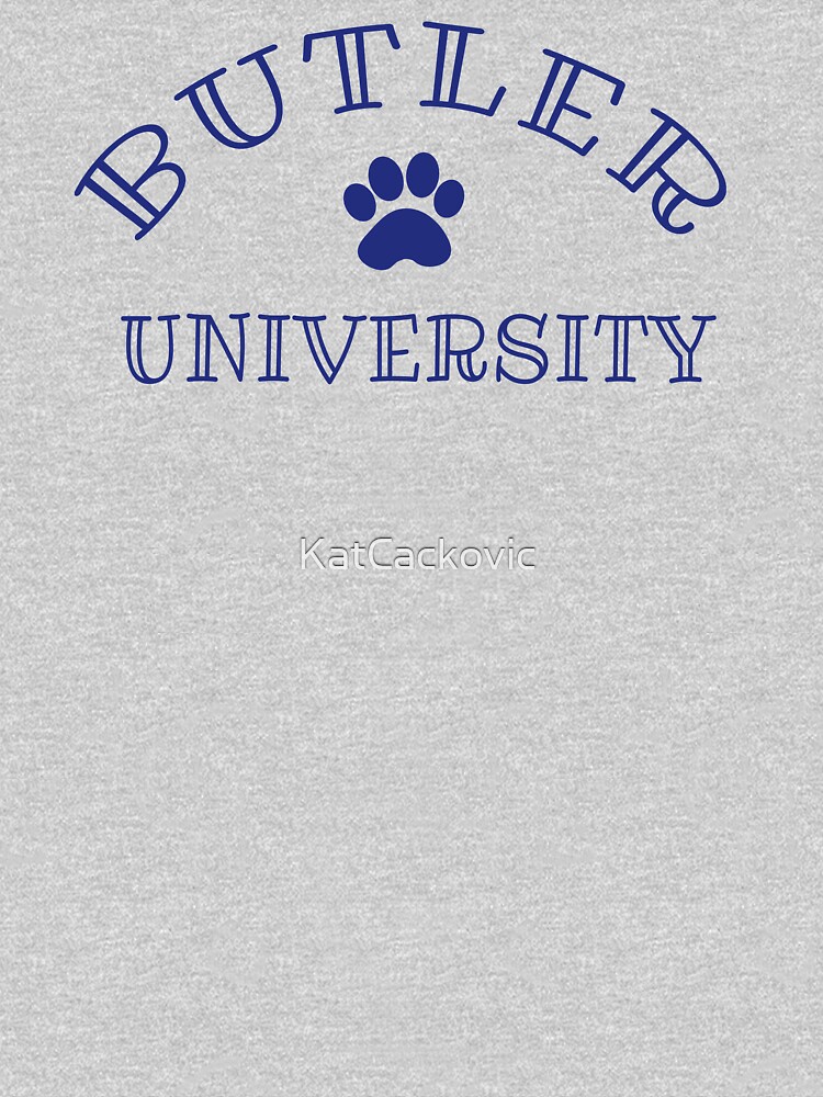 "Butler University pawprint design" T-shirt for Sale by KatCackovic ...