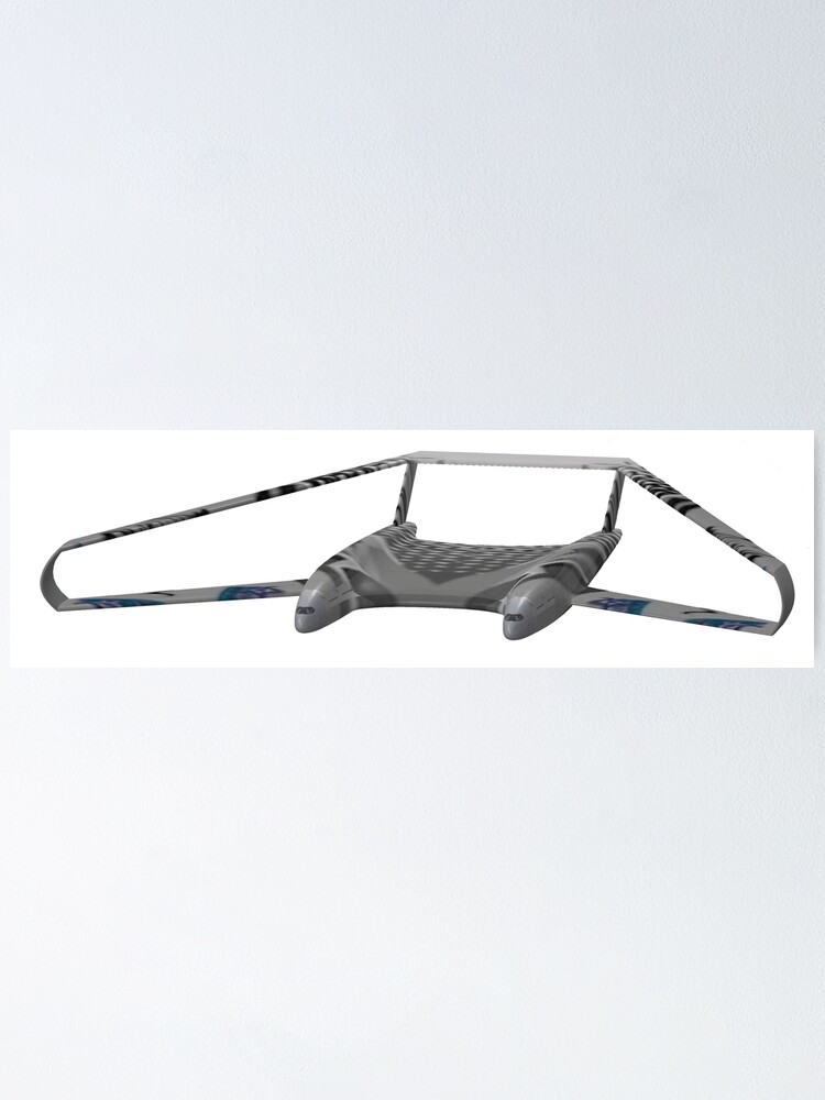 "TWIN FUSELAGE Box Wing" Poster for Sale by Luis-Baldo-153 | Redbubble