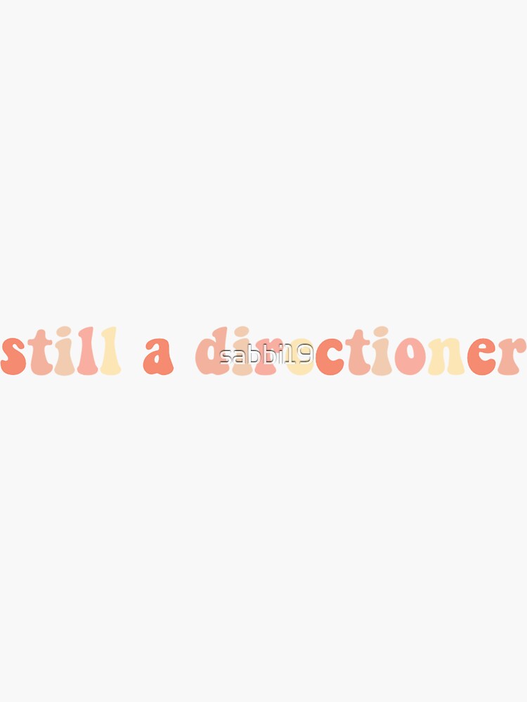 "Still a Directioner Peach Pack" Sticker for Sale by sabbi19 | Redbubble
