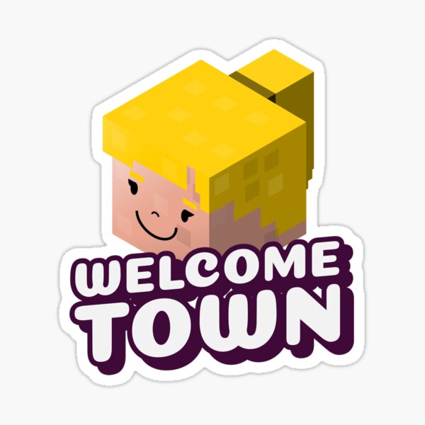 "Blonde welcome town Girl" Sticker by Got-Ya-Bak | Redbubble