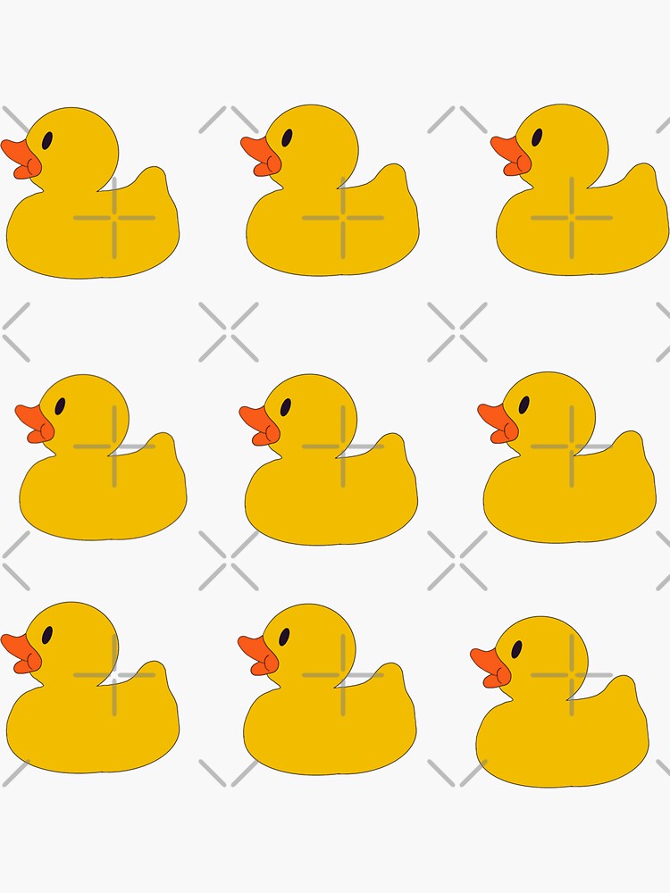 "Rubber Duck Sticker Pack" Sticker for Sale by samhn19 | Redbubble