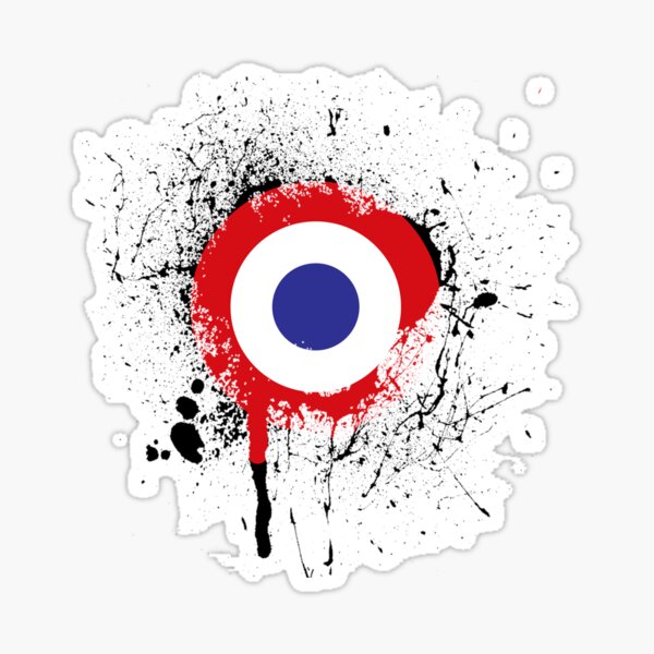 "Target blue & red" Sticker by Graphicganga | Redbubble