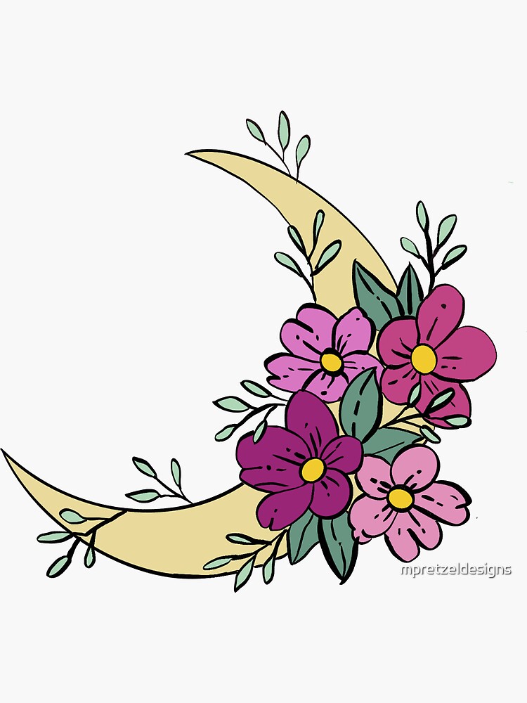 "Susan Moon" Sticker for Sale by mpretzeldesigns | Redbubble