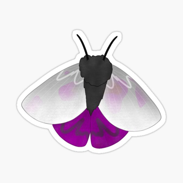 "Pride Moth - Asexual Flag" Sticker for Sale by Chasgod-art | Redbubble