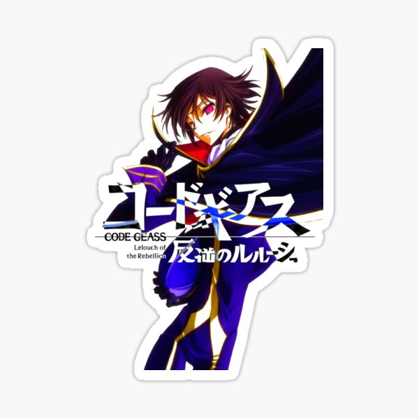 "Lelouch - Code Geass" Sticker for Sale by BlueFTW- | Redbubble