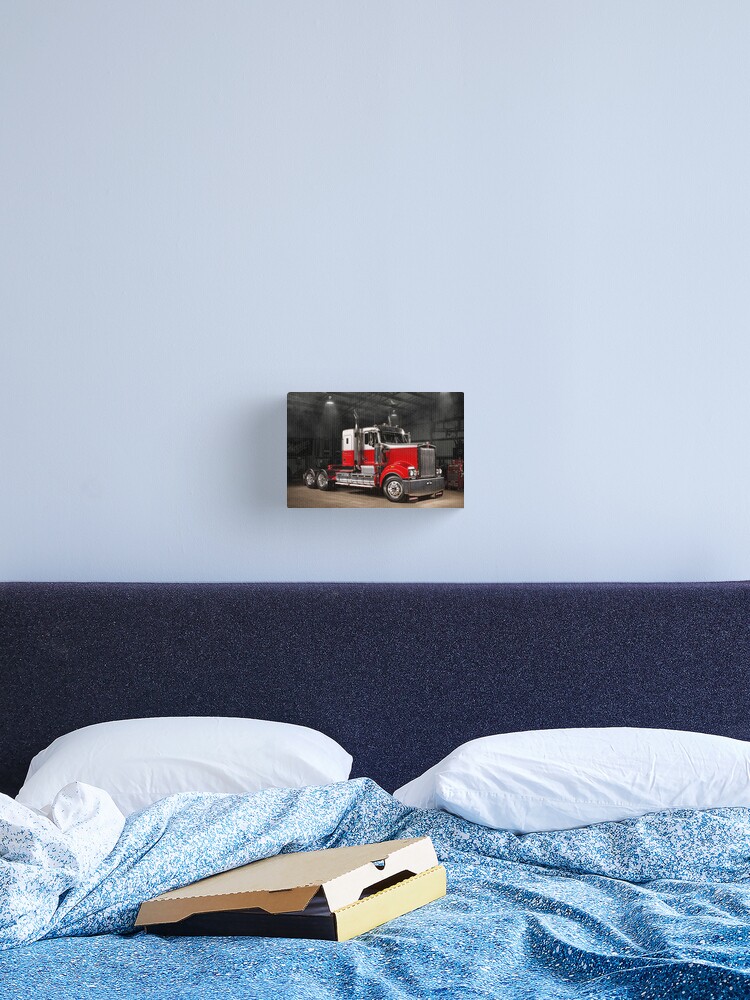 "Matthew Mizzi's Kenworth Truck" Canvas Print for Sale by HoskingInd ...