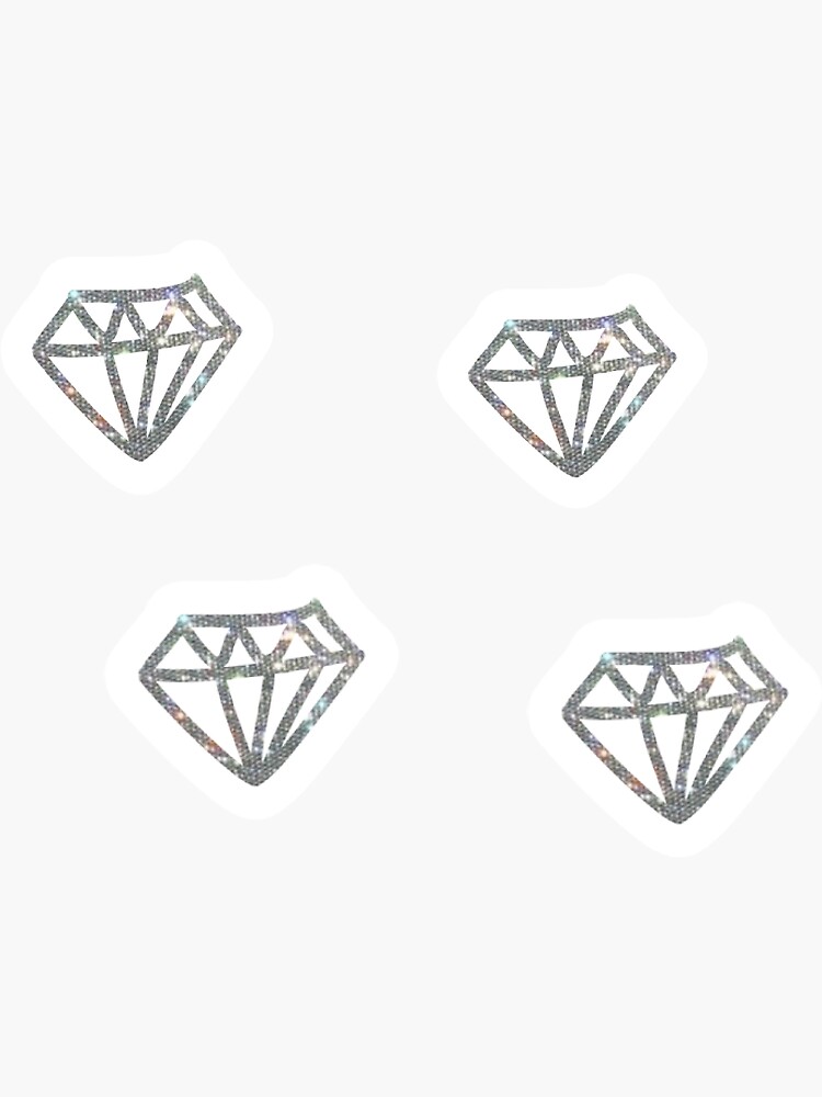 "cute aesthetic diamonds sticker pack" Sticker for Sale by aimeevega7 ...