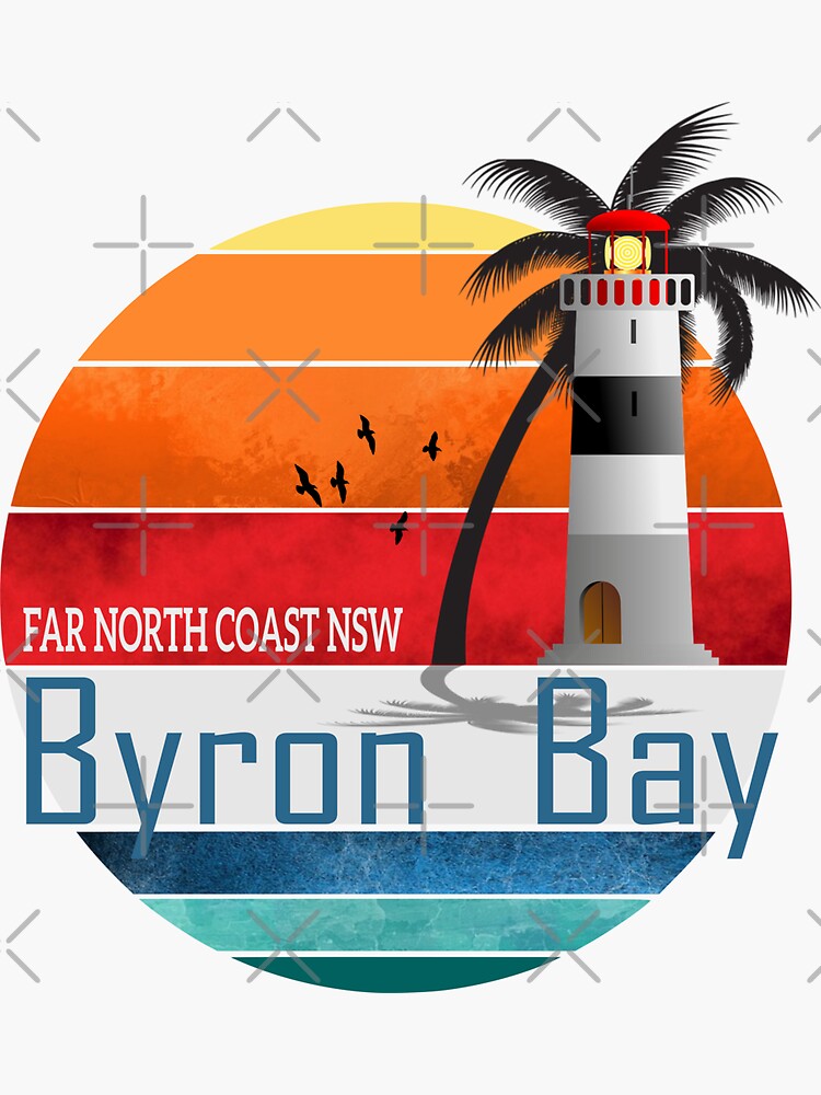 "Byron Bay" Sticker for Sale by Vienna15 | Redbubble