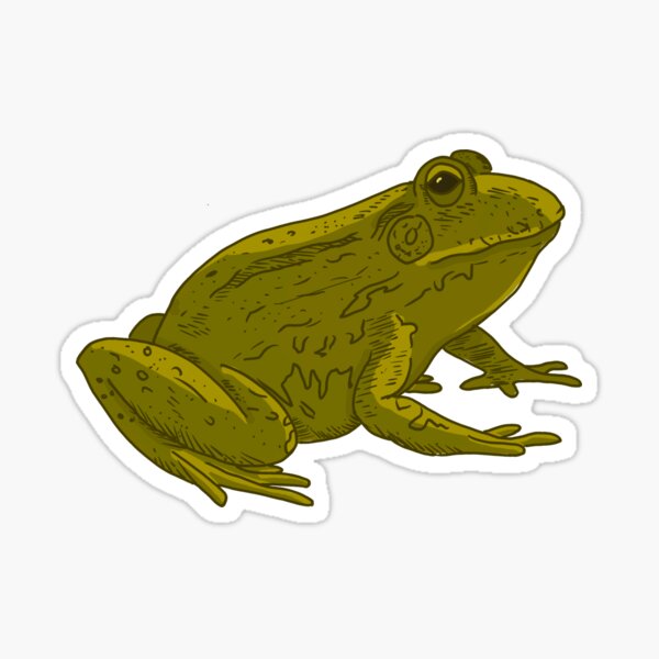 "Cottage Core Frog" Sticker for Sale by BellaStagg | Redbubble