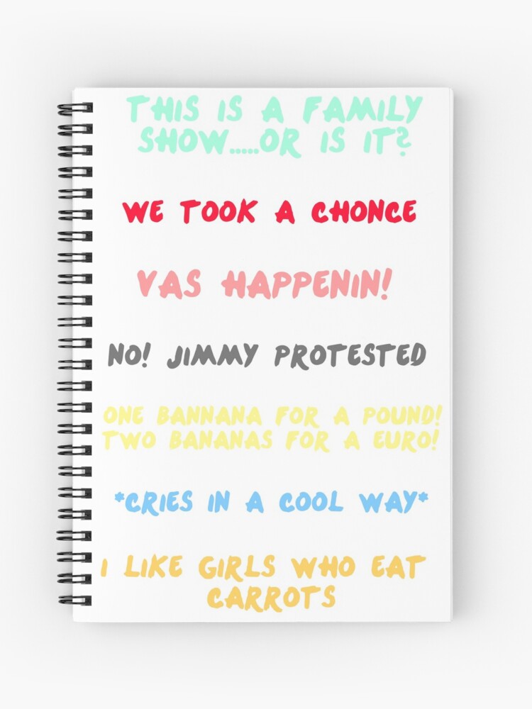 "One direction quotes sticker pack" Spiral Notebook for Sale by ...