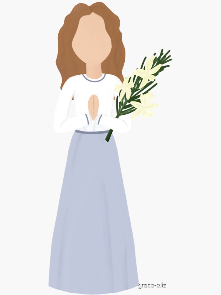 "Saint Maria Goretti" Sticker for Sale by grace-eliz | Redbubble