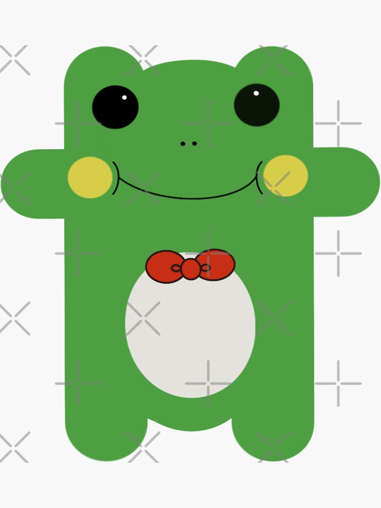 "yoonbum’s frog keychain (Killing Stalking)" Sticker by ilianag | Redbubble