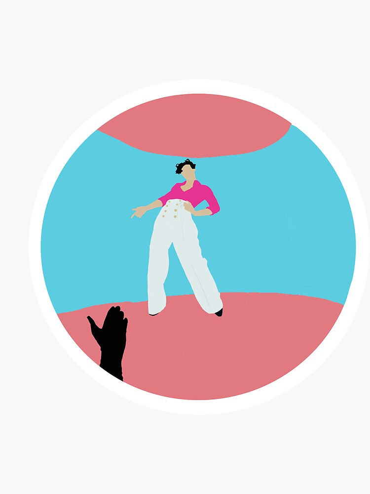 "harry styles fine line album cover" Sticker for Sale by kyra9876 ...
