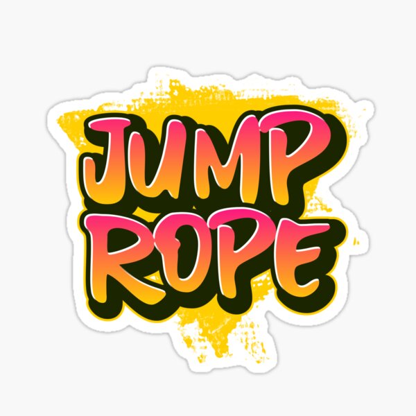 "Jump Rope Graffiti Tag" Sticker for Sale by jumpjumprope | Redbubble