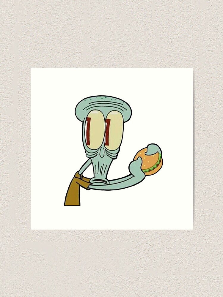 "Squidward" Art Print for Sale by isabellagtz05 | Redbubble