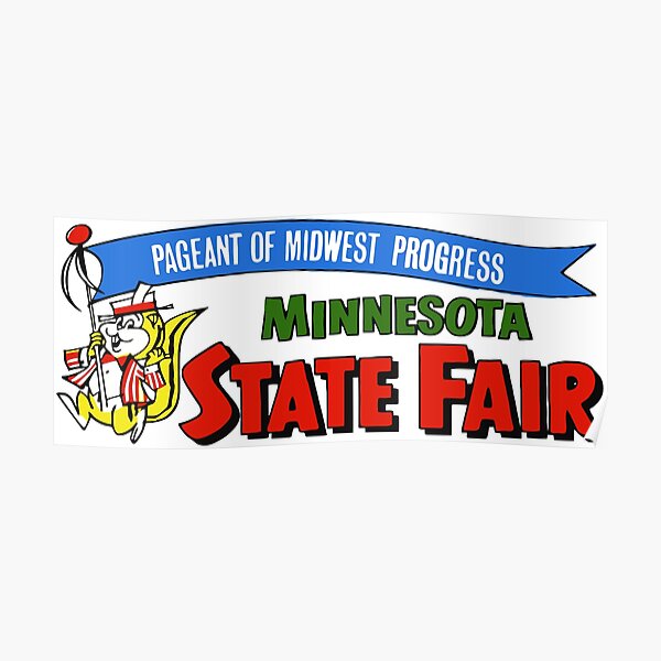 "Vintage Minnesota State Fair" Poster for Sale by tangerinespeedo ...