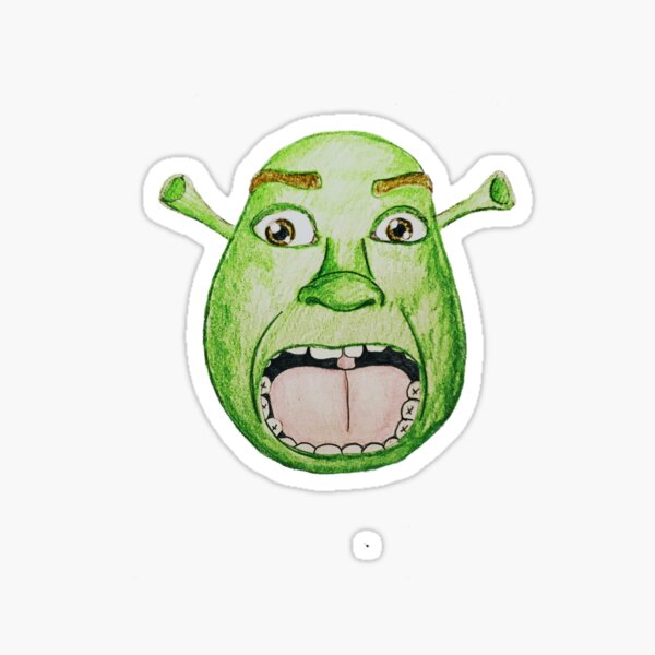 "Shrek" Sticker by Elismummy17 | Redbubble