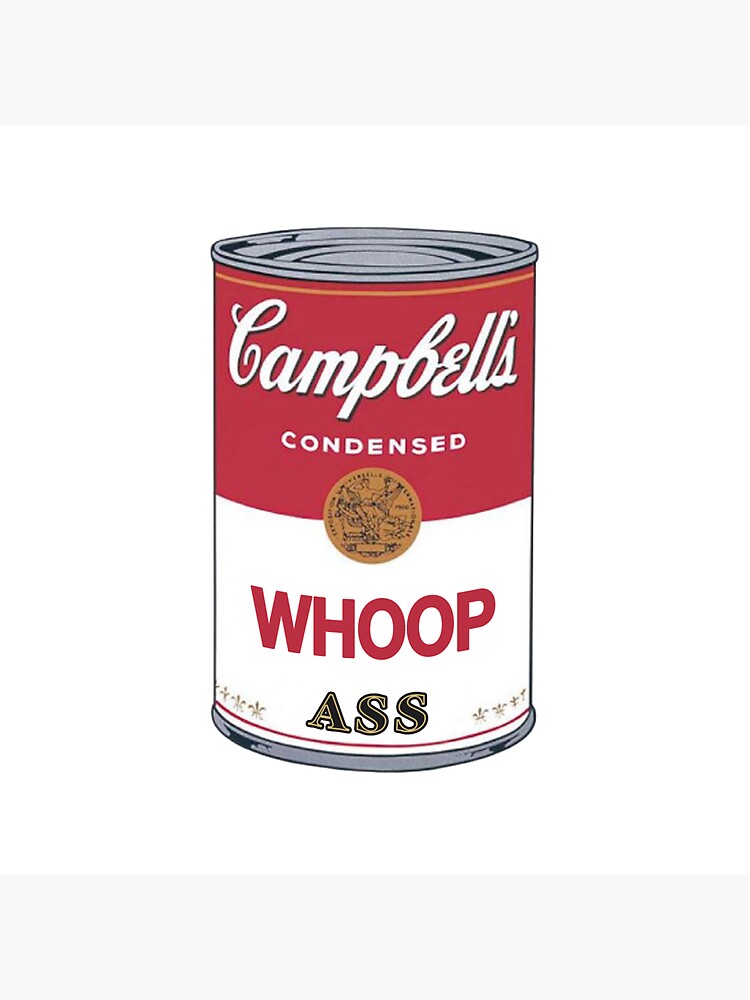 "can of whoop ass" Sticker for Sale by gotdamn | Redbubble