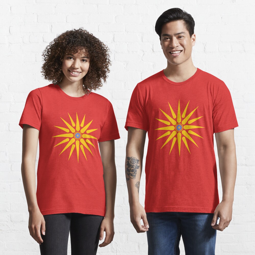"Macedonia Kutlesh Sun Vergina Star" T-shirt for Sale by MKD1 ...