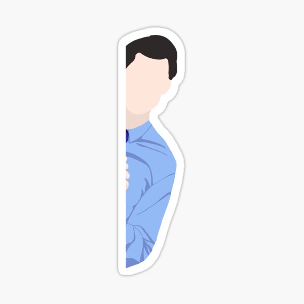 "Jim Halpert - The Office" Sticker by westsky | Redbubble