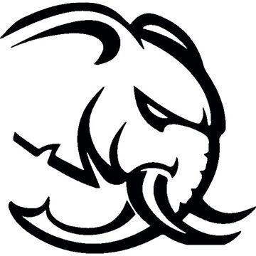"Dodge Hellephant Logo" Sticker for Sale by aja030201 | Redbubble