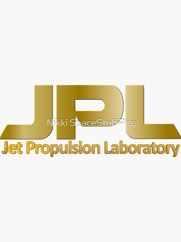 "JPL Anniversary Logo" Sticker for Sale by Spacestuffplus | Redbubble