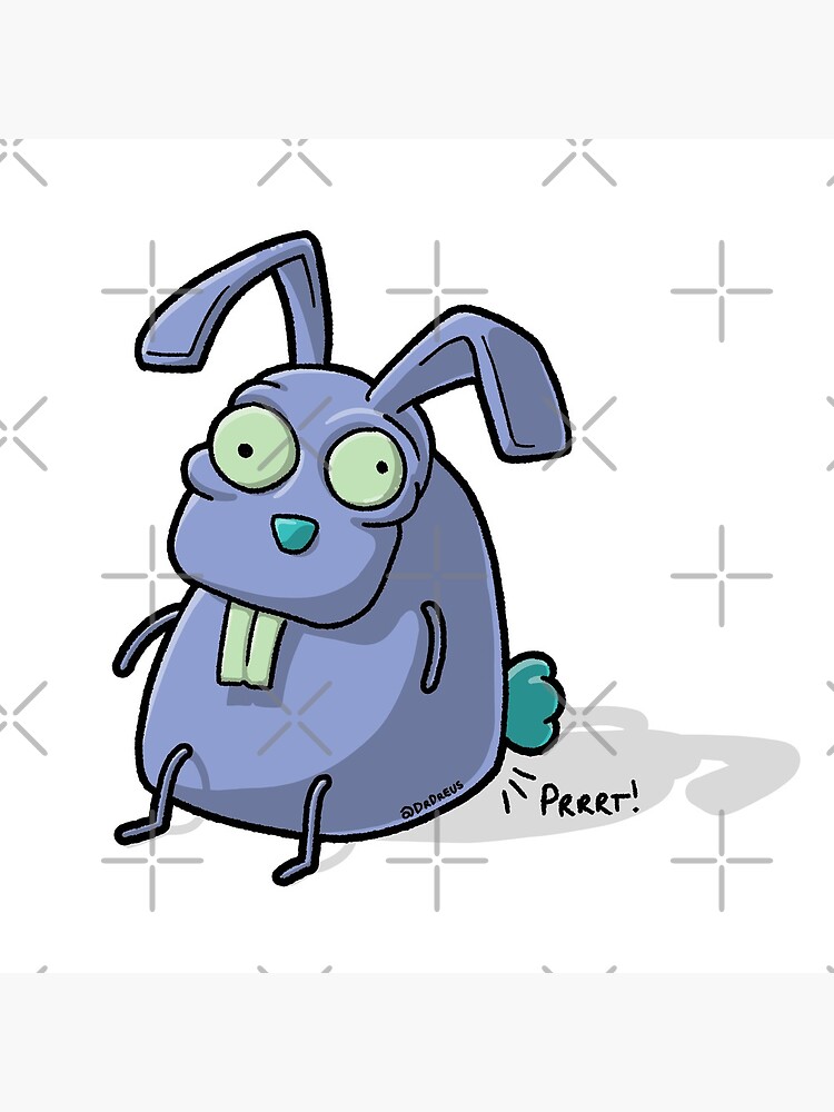 "Derp rabbit farting" Poster for Sale by AndreGascoigne | Redbubble