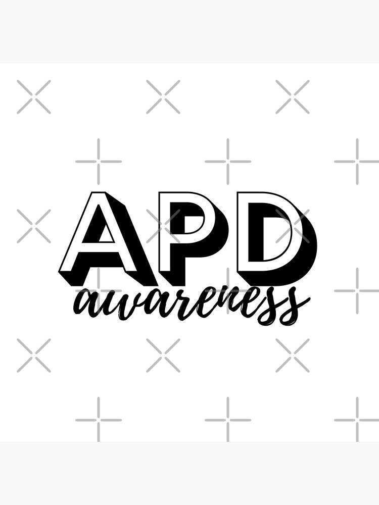 "Auditory Processing Disorder, APD Awarness" Poster for Sale by ...