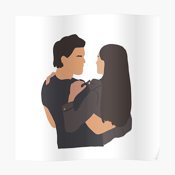 "Stelena" Poster by ArtbyAnkitha | Redbubble