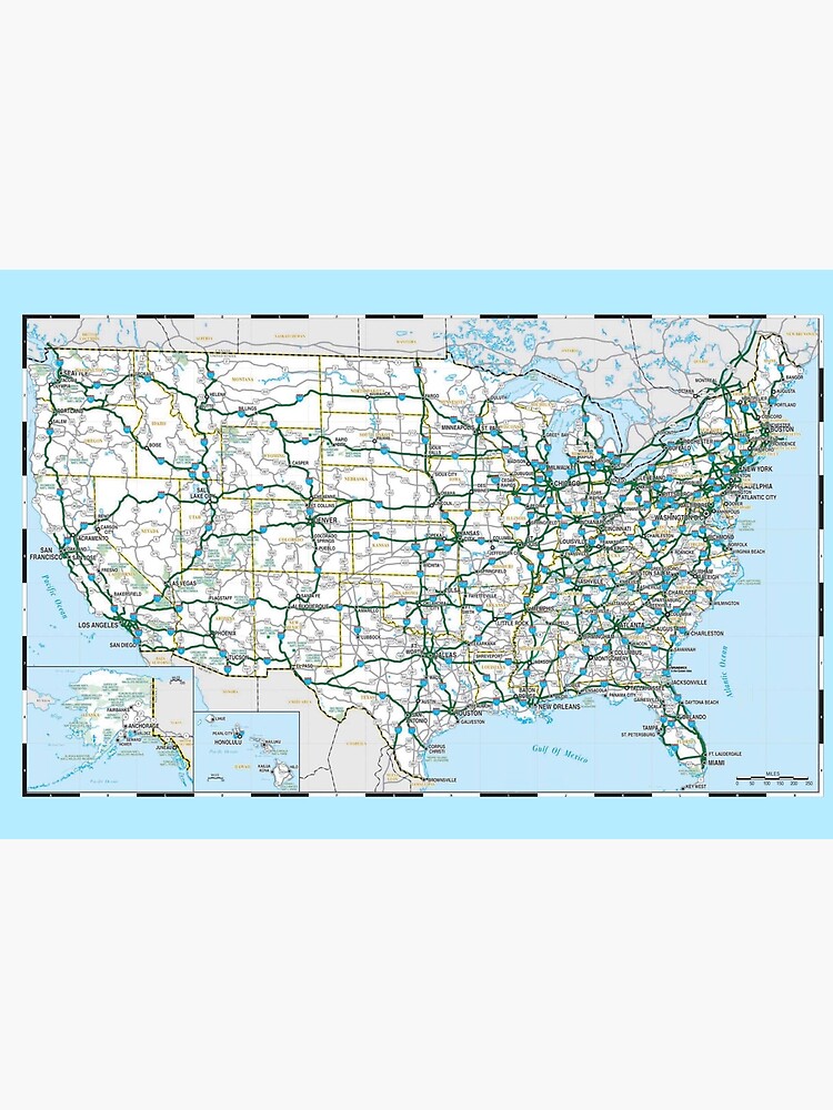 "US Highways Roadmap" Jigsaw Puzzle for Sale by WanderingLife | Redbubble