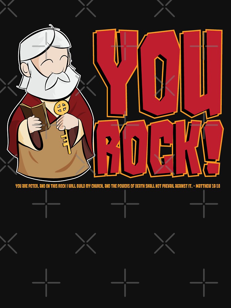 "You Rock! St. Peter" T-shirt for Sale by artjuniverse | Redbubble ...