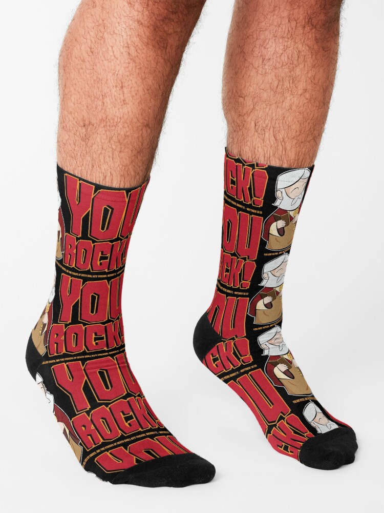 "You Rock! St. Peter" Socks for Sale by artjuniverse | Redbubble