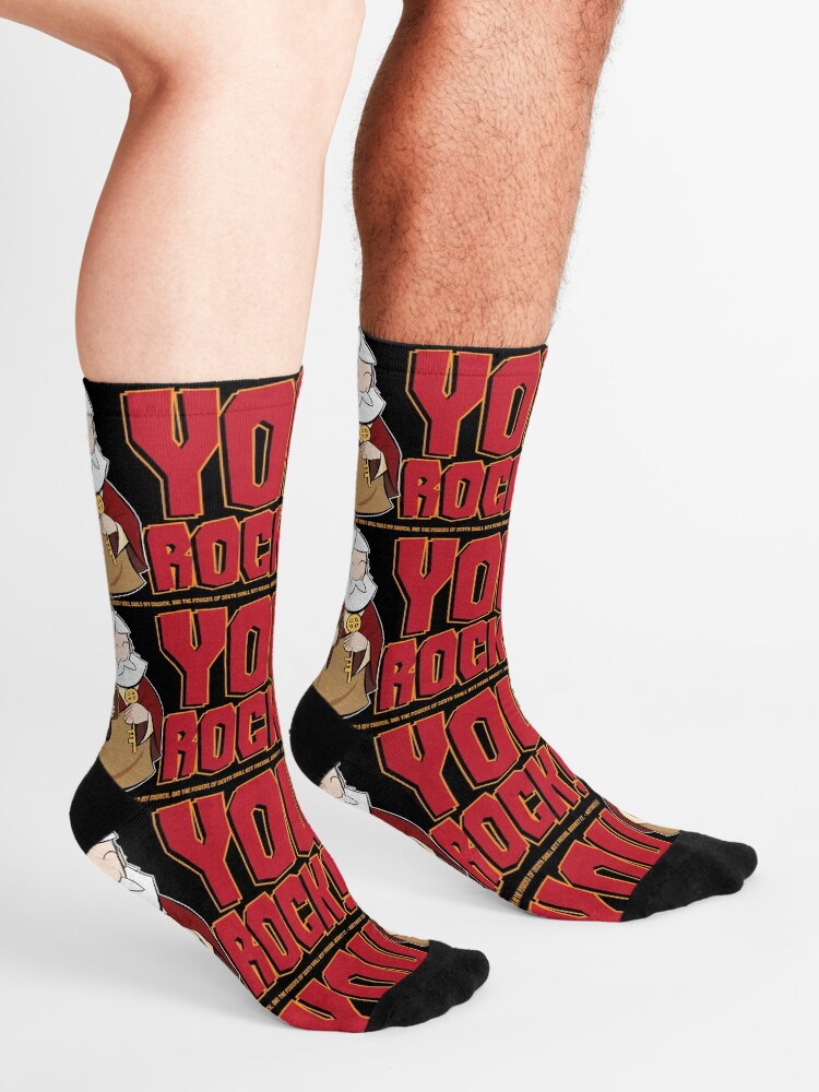 "You Rock! St. Peter" Socks by artjuniverse | Redbubble