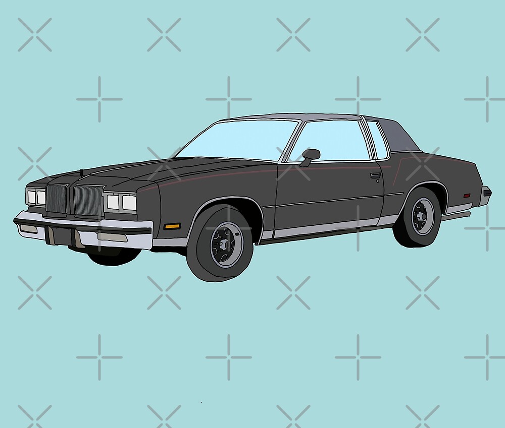 "Hand Drawn Oldsmobile Cutlass Supreme" by itsrturn | Redbubble